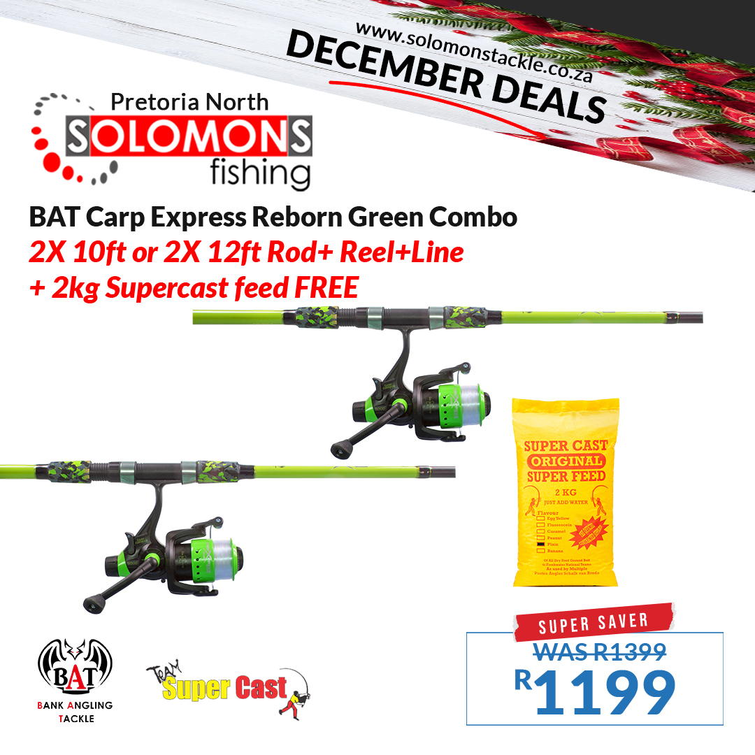 BAT Carp Express Reborn Green 10FT Combo - Solomons Tackle