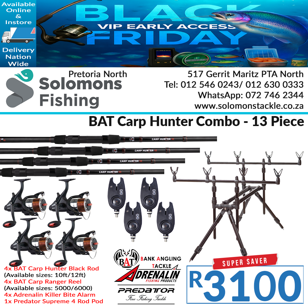 BAT Carp Ranger Baitrunner 5000 Reel Combo | Only R550